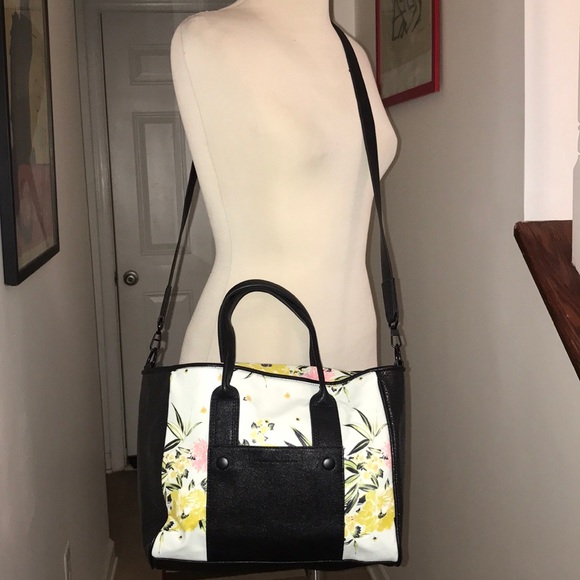 French Connection | Bags | French Connection Vegan Leather Floral ...